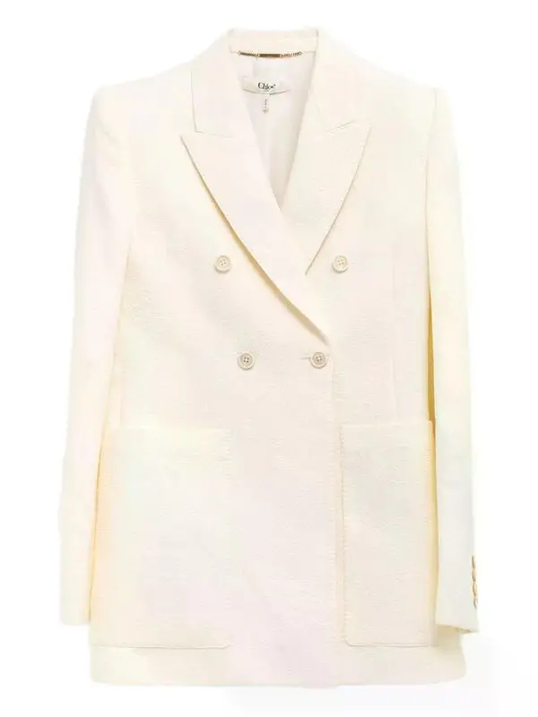 Chloé Double-breasted Blazer - Neutrals