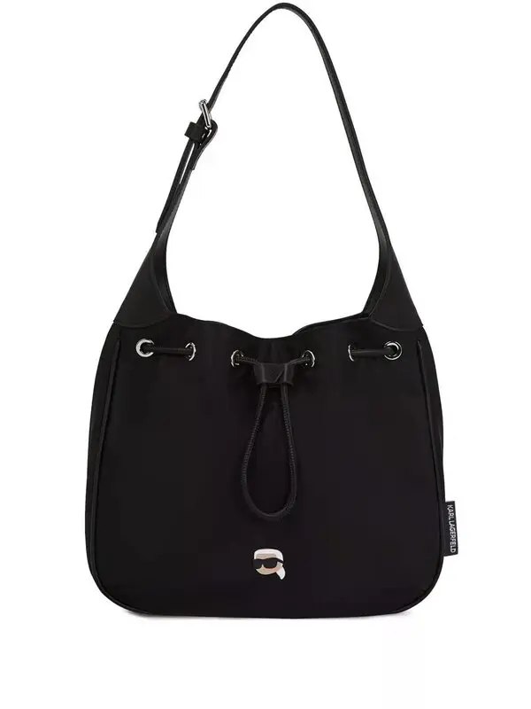 Karl Lagerfeld Ikon Drawstring Shoulder Bag