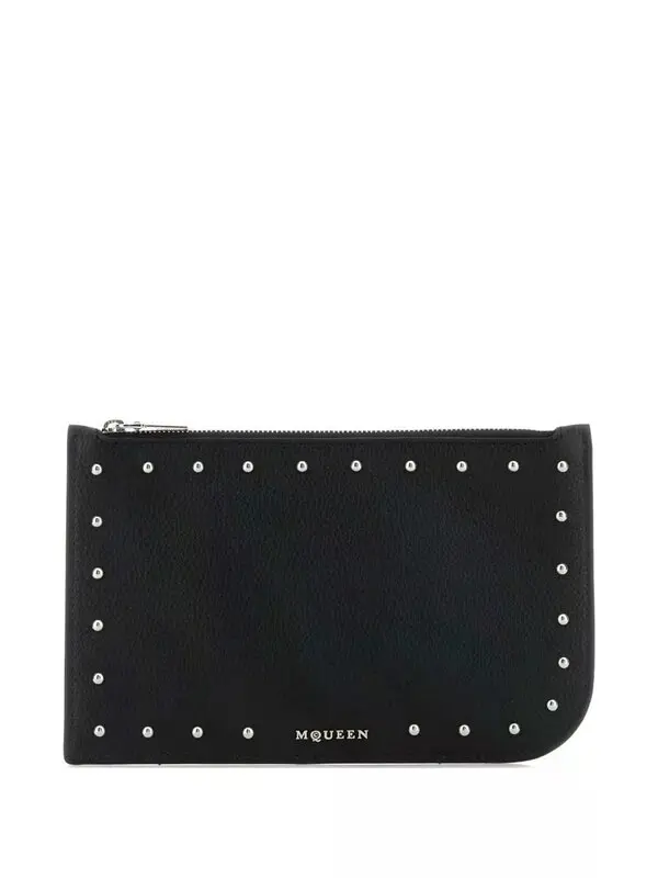 Alexander McQueen Leather Wallet - Black