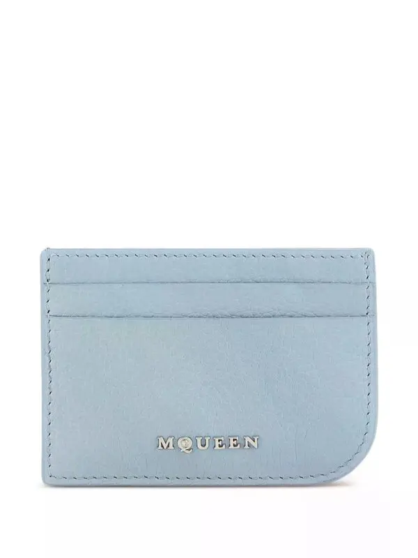 Alexander McQueen Leather Cardholder - Blue