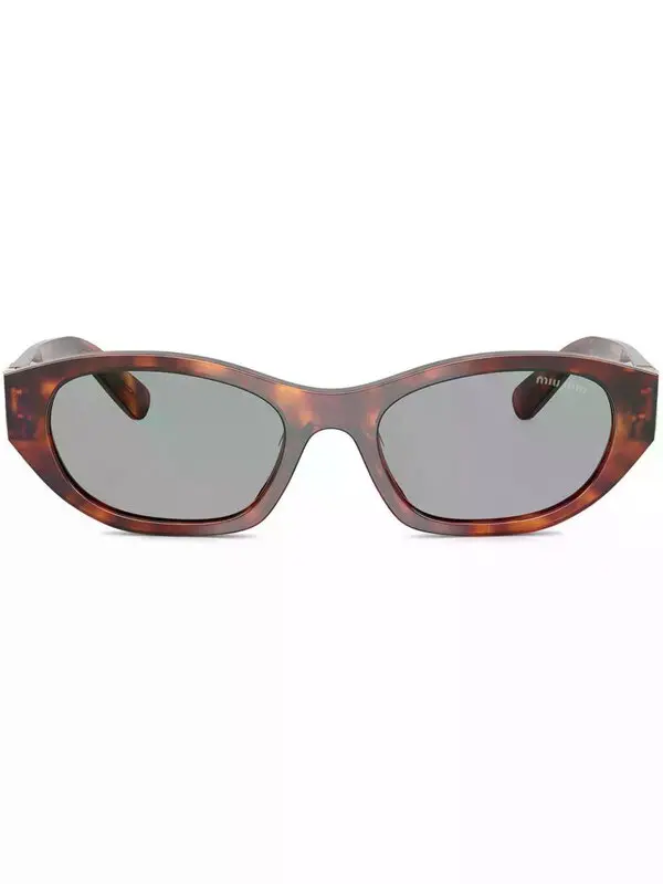 Miu Miu Tortoiseshell Cat-eye Sunglasses - Brown