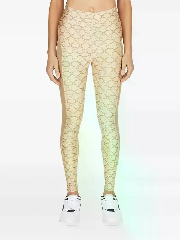 PUMA Logo Detail Leggings - Neutrals
