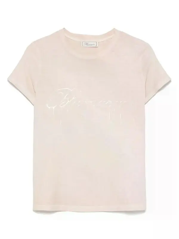 Blumarine Logo Jersey T-shirt