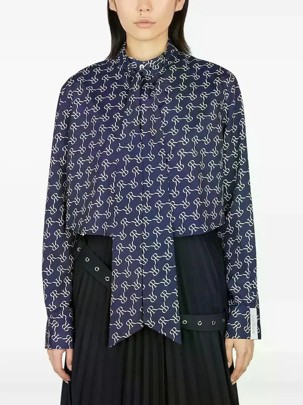 Rokh Monogram-pattern Shirt