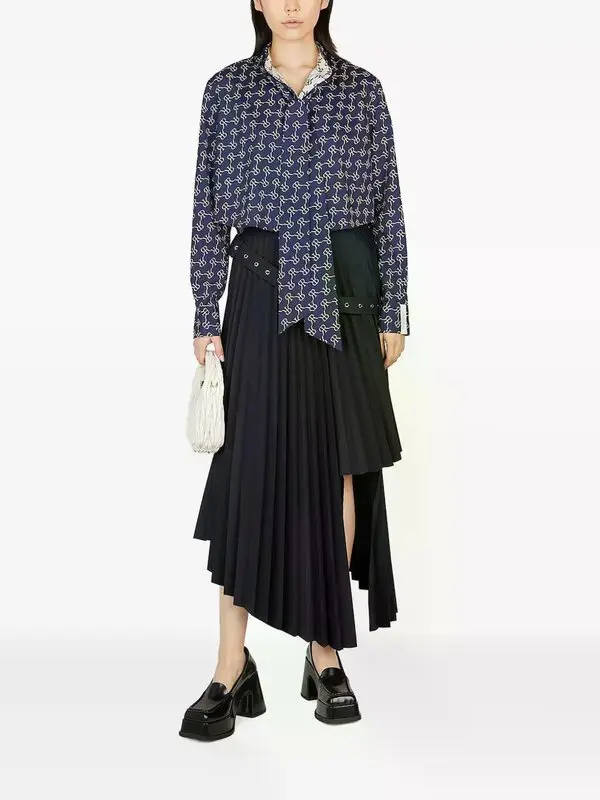 Rokh Monogram-pattern Shirt