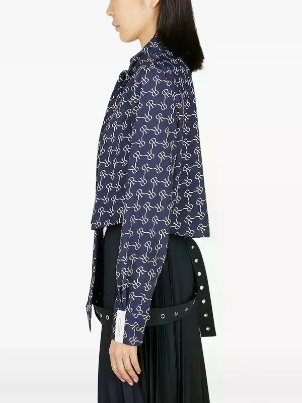 Rokh Monogram-pattern Shirt
