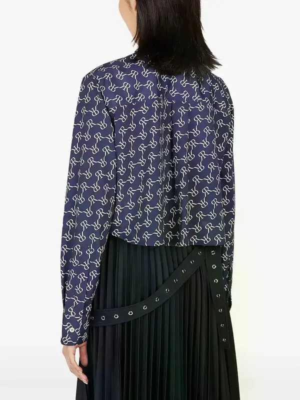 Rokh Monogram-pattern Shirt