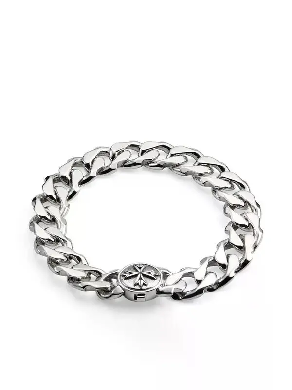 Emanuele Bicocchi Logo-engraved Bracelet - Silver