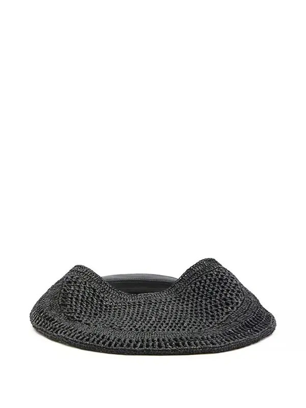 Chloé Woven Raffia Bag - Black