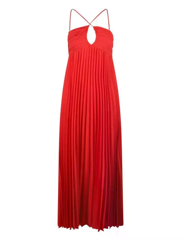 P.a.r.o.s.h Pleated Maxi Dress
