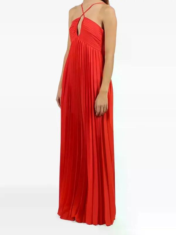 P.a.r.o.s.h Pleated Maxi Dress