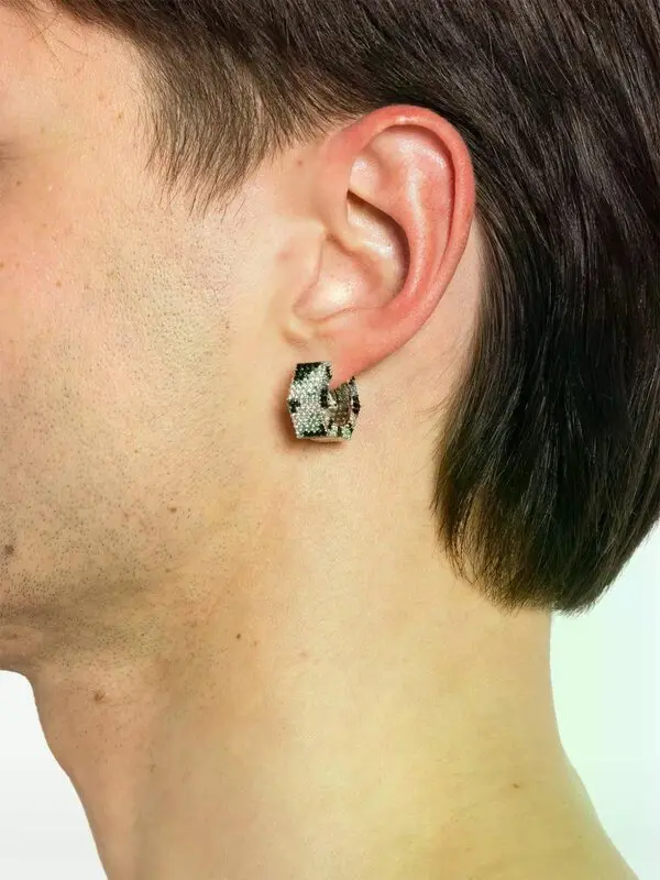DARKAI Camo Bolt Stud Earrings
