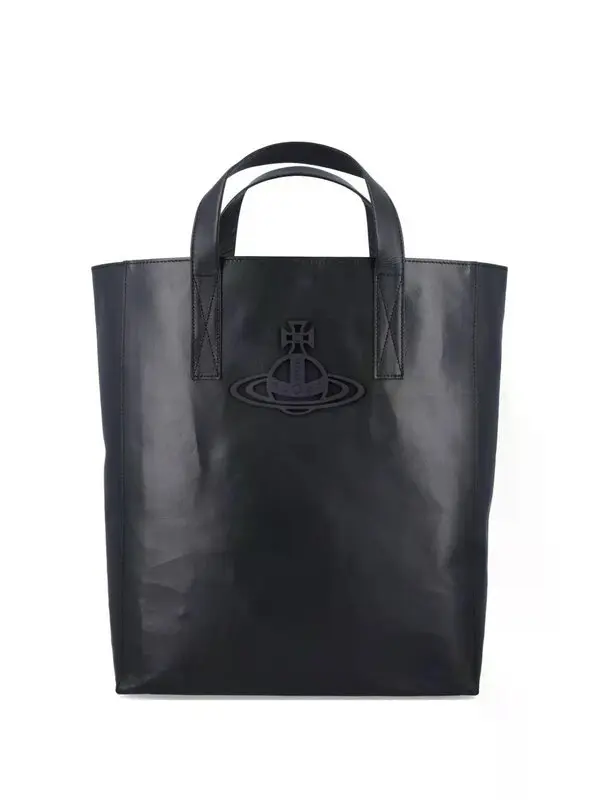 VIVIENNE WESTWOOD Medium Sarah Structured Tote - Blue