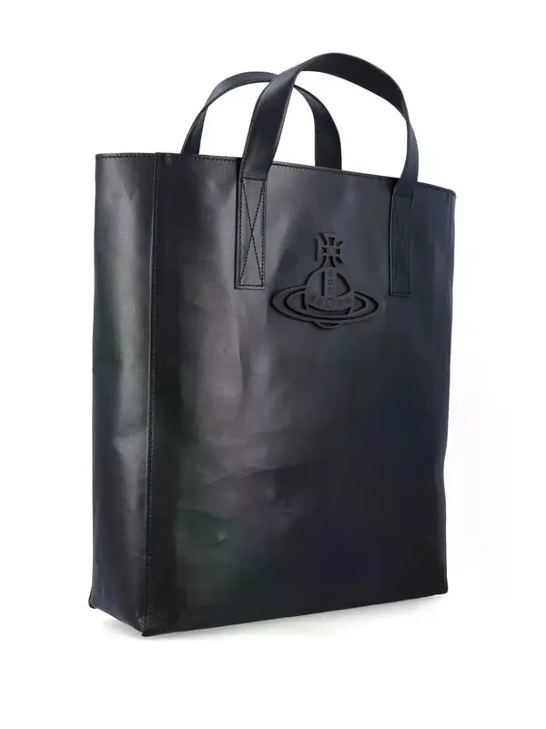 VIVIENNE WESTWOOD Medium Sarah Structured Tote - Blue