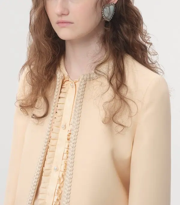 Valentino Garavani Crystal Coeur Hyperbole Clip-on Earrings