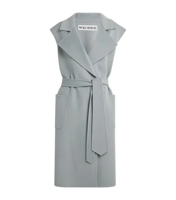 WOLK MORAIS Cashmere On Set Wrap Coat