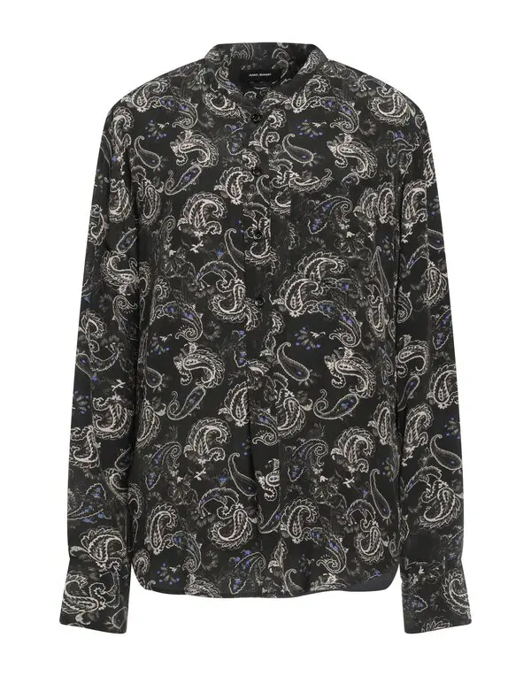 Isabel Marant Étoile Paisley-print Woven Top - Black