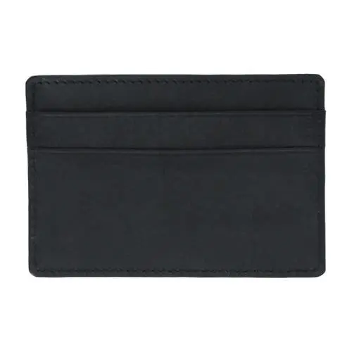 MADE FREE Leather Card Wallet - Black
