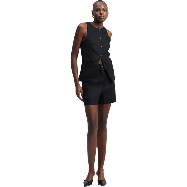 REISTOR Sleeveless Vest Jacket - Black