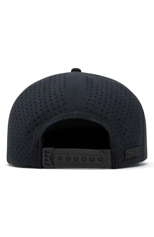 MELIN Coronado Hydrolite Performance Snapback Cap - Black