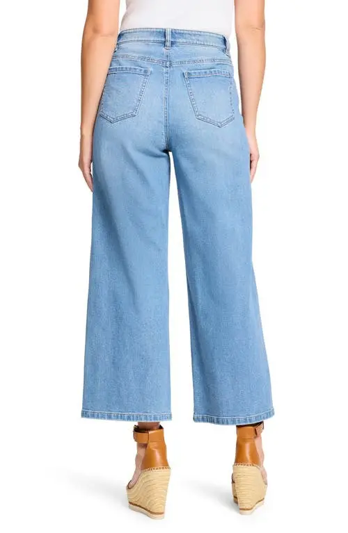 NIC+ZOE Forward Seam Weekend Wide Leg Ankle Jeans