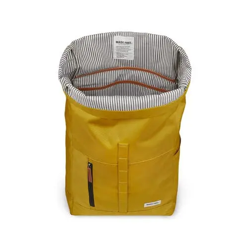 MADE FREE Roll Top Backpack - Mustard
