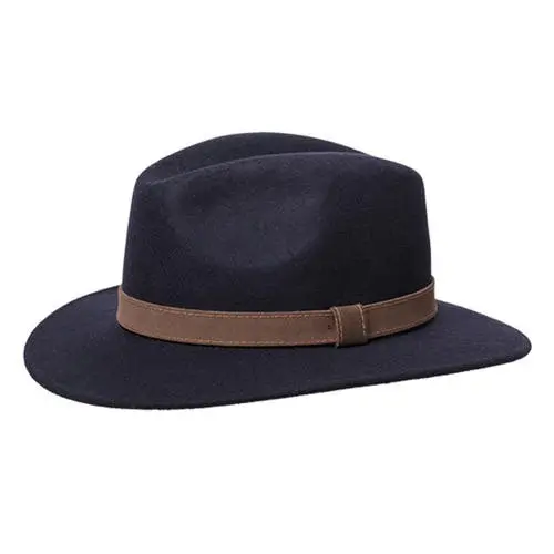 WIGENS Bosco Wool Fedora - Black