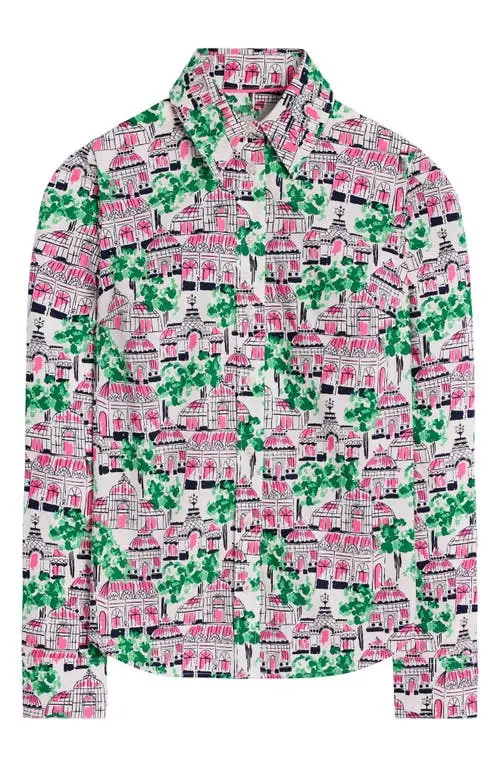 Boden Sienna Print Cotton Button-up Shirt