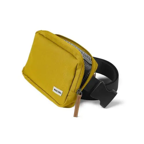 MADE FREE Recycled Plastic Bottle Hip Pack - Mustard