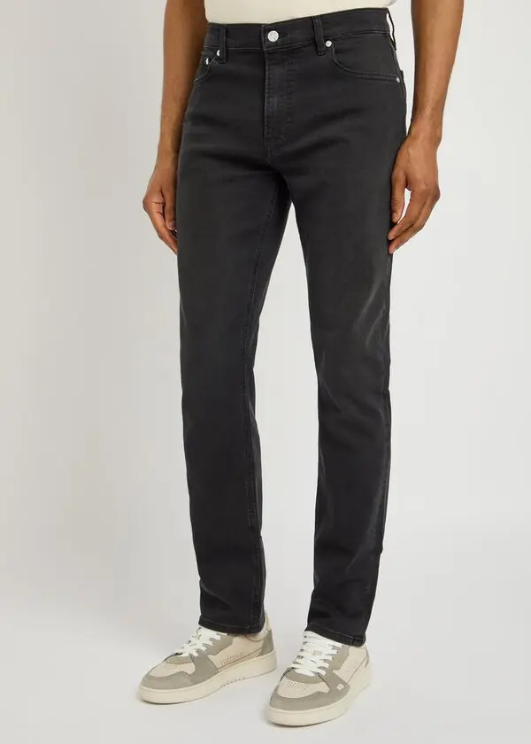 FRAME Modern Straight-leg Jeans In Raven Wash - Black