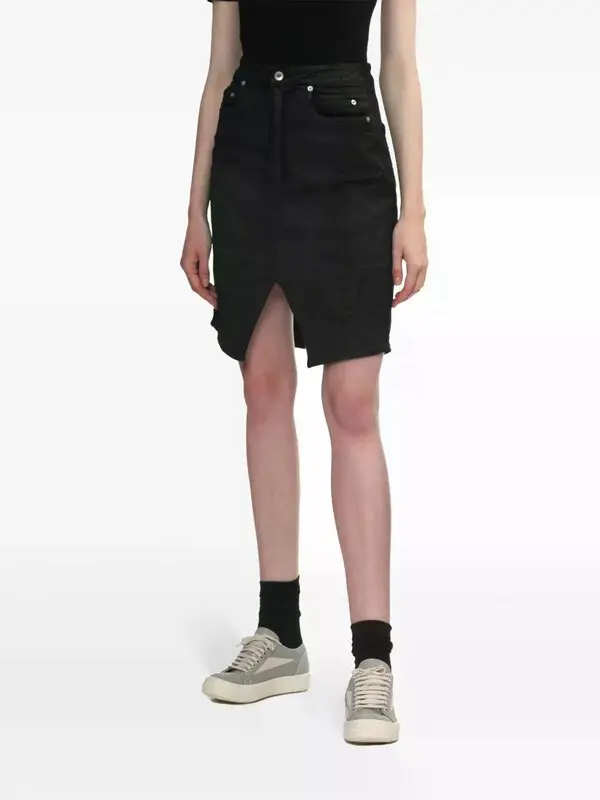 Rick Owens Denim Skirt - Black