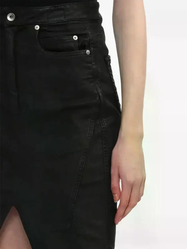 Rick Owens Denim Skirt - Black