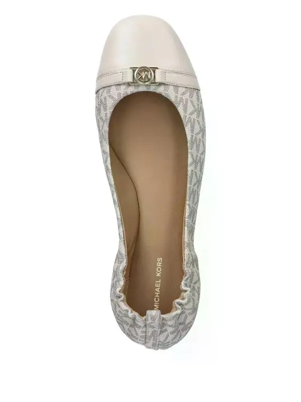 Michael Kors Monogrammed Ballet Flats