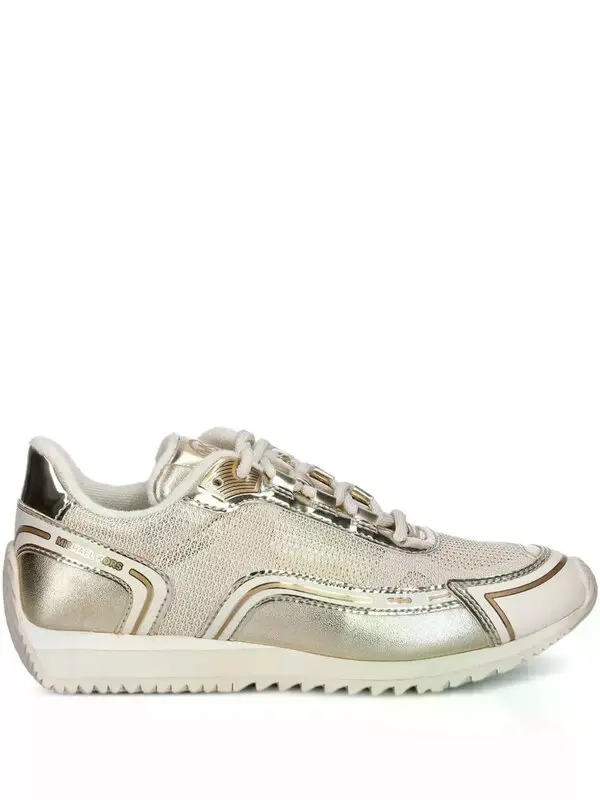 Michael Kors Byrdie Lace-up Sneakers - Gold