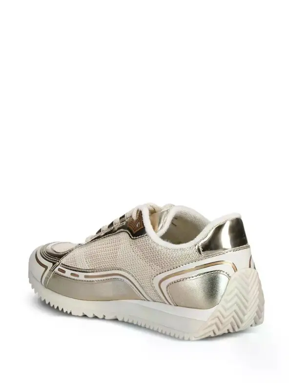 Michael Kors Byrdie Lace-up Sneakers - Gold