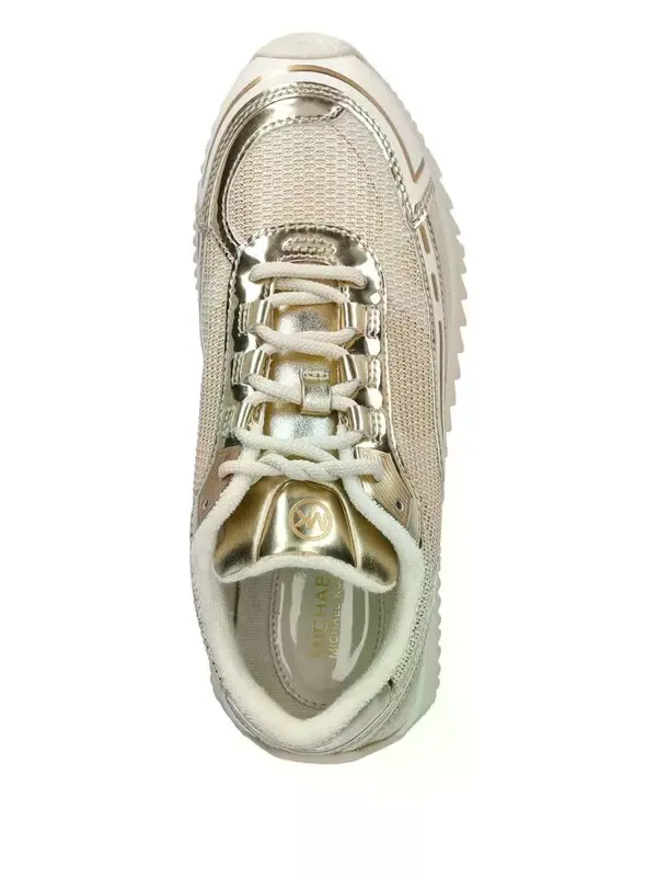 Michael Kors Byrdie Lace-up Sneakers - Gold