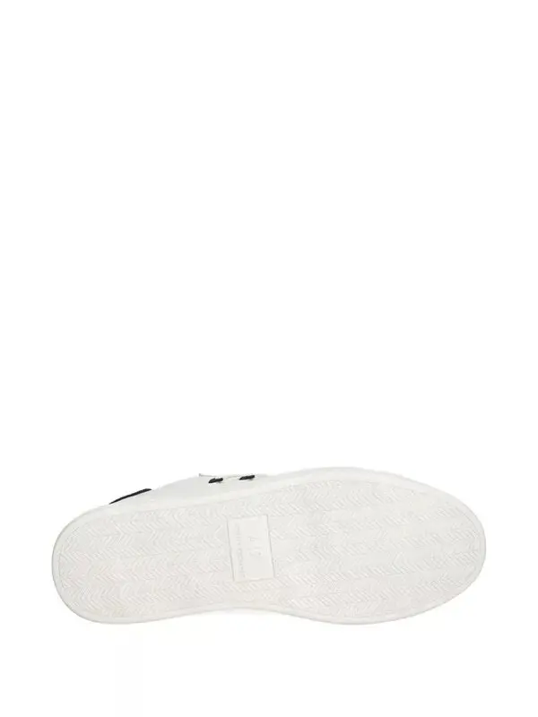 Armani Exchange Leather Panelled Trainers