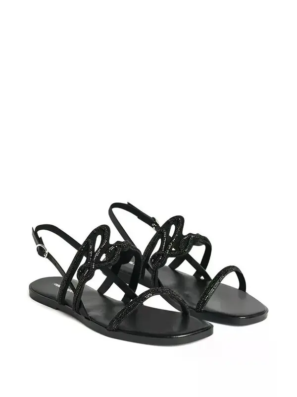 Karl Lagerfeld Olympia Beaded Sandals