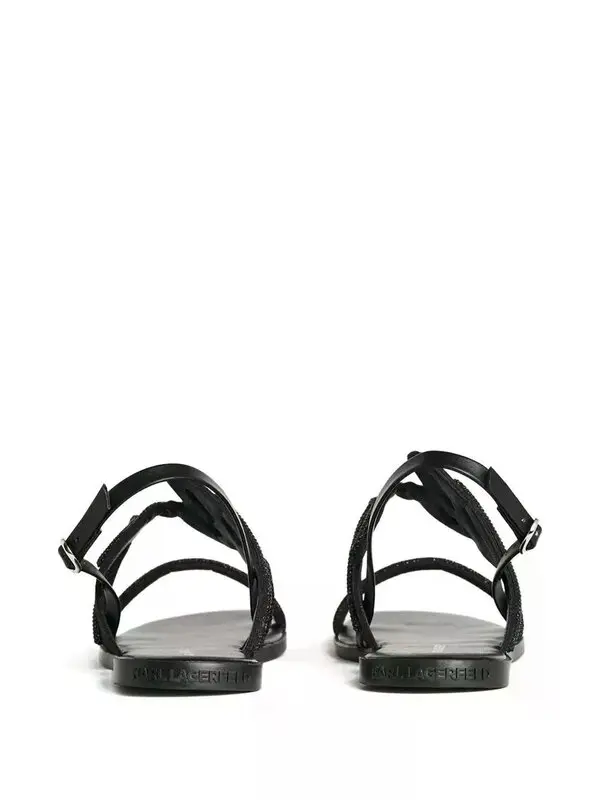 Karl Lagerfeld Olympia Beaded Sandals