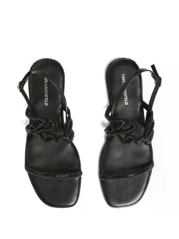 Karl Lagerfeld Olympia Beaded Sandals