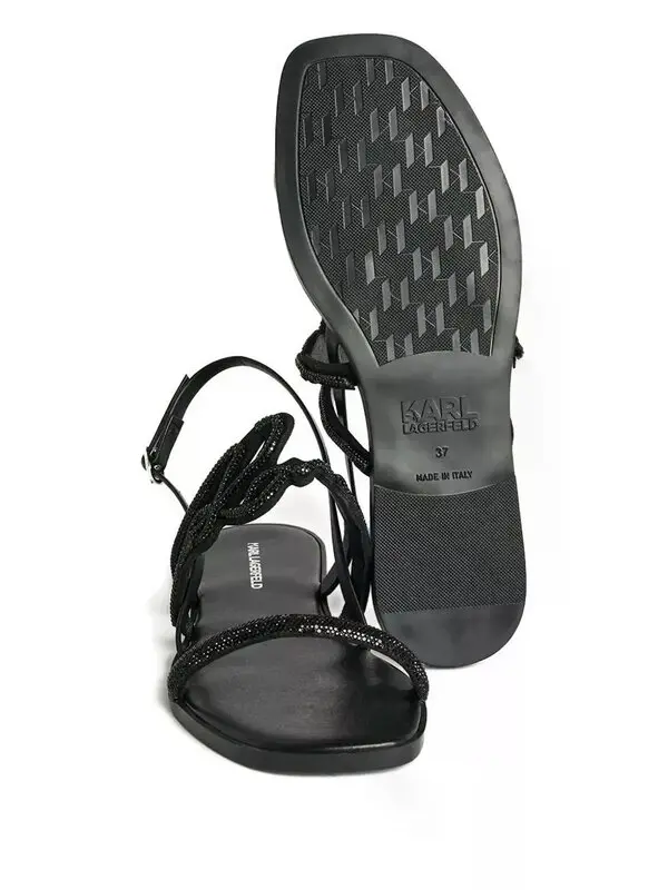 Karl Lagerfeld Olympia Beaded Sandals