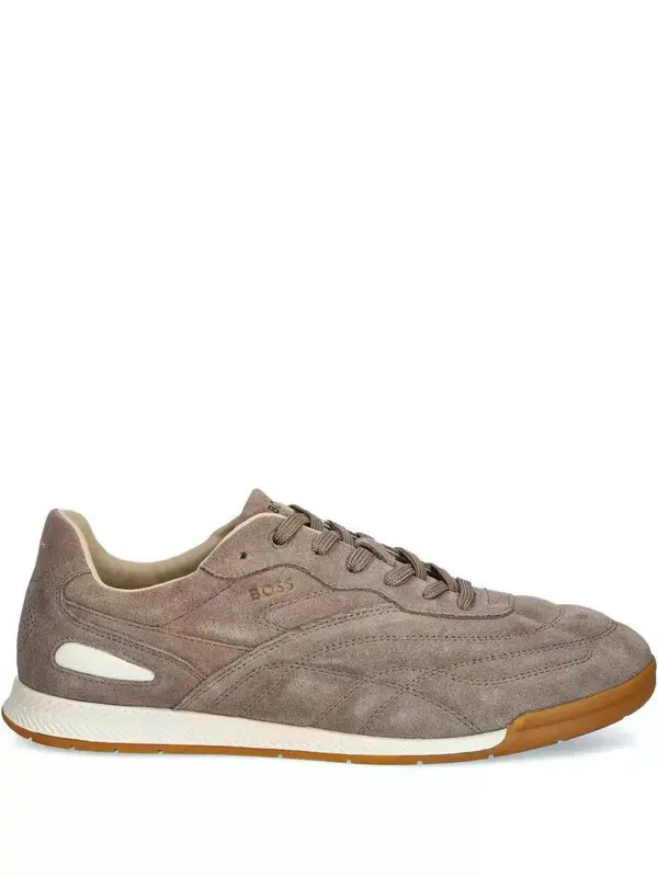 BOSS Titanium Suede Sneakers - Neutrals