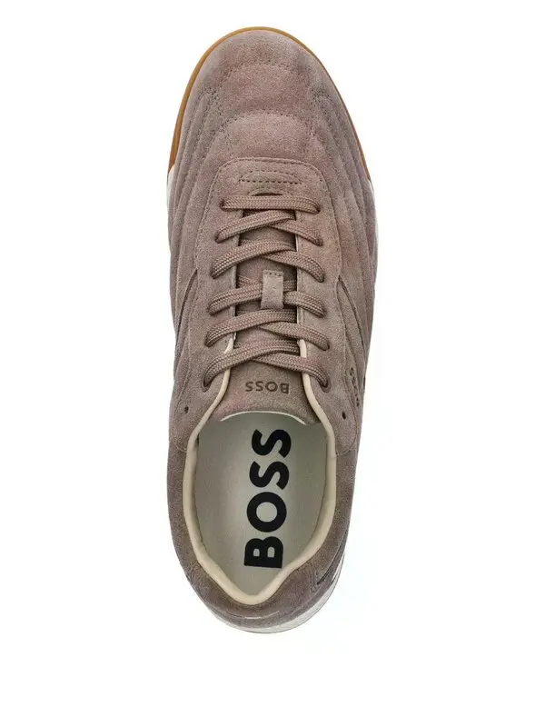 BOSS Titanium Suede Sneakers - Neutrals