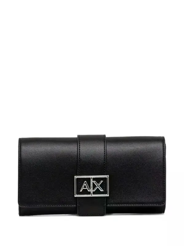 Armani Exchange Logo-plaque Wallet-on-chain - Black