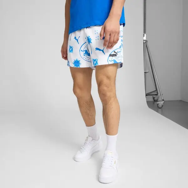 PUMA Palm Resort 5" Shorts - White
