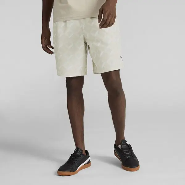 PUMA Resort Essentials Above-the-knee Woven Shorts - Beige
