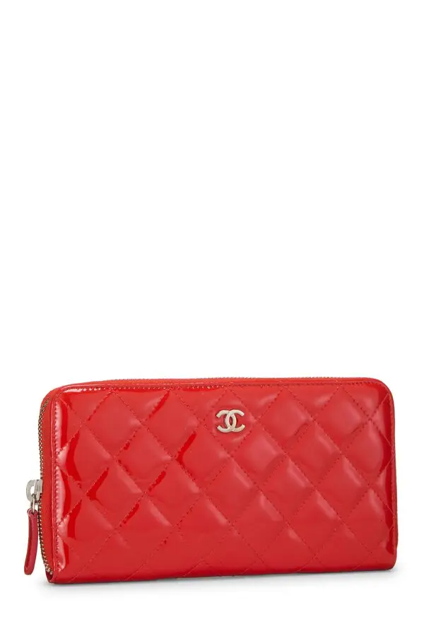 Chanel Quilted Patent Wallet