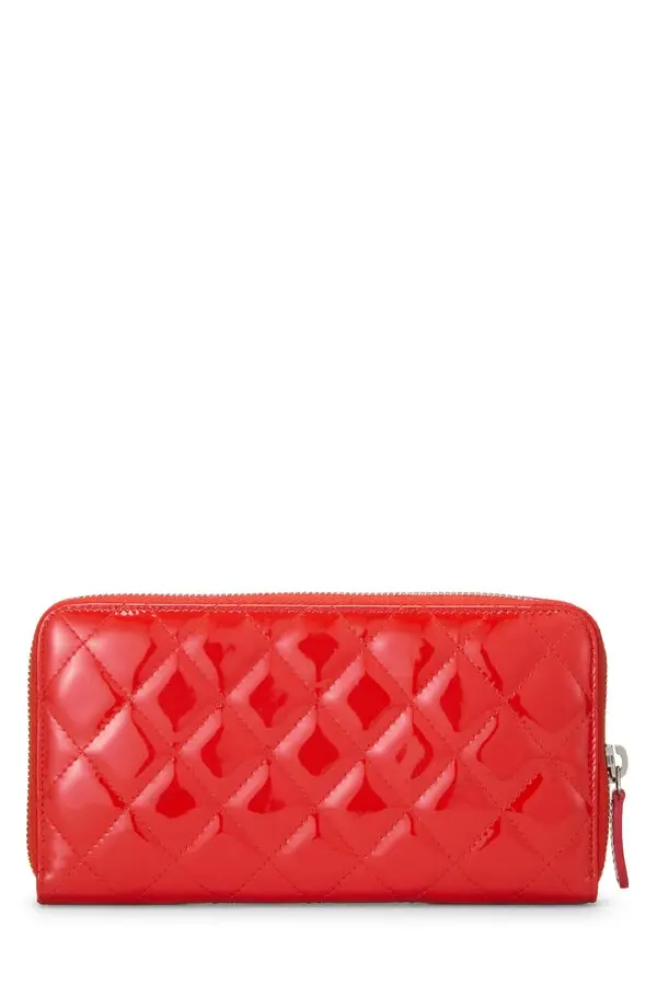 Chanel Quilted Patent Wallet
