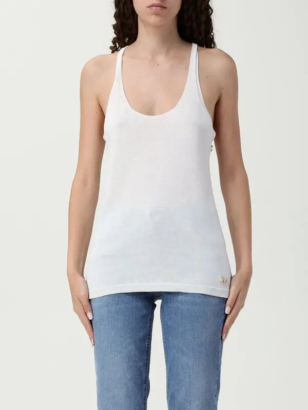 TWINSET Knit Tank Top - White