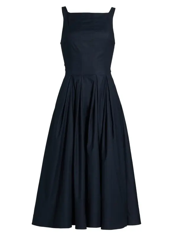 REFORMATION Jovana Stretch-cotton Sleeveless Midi-dress